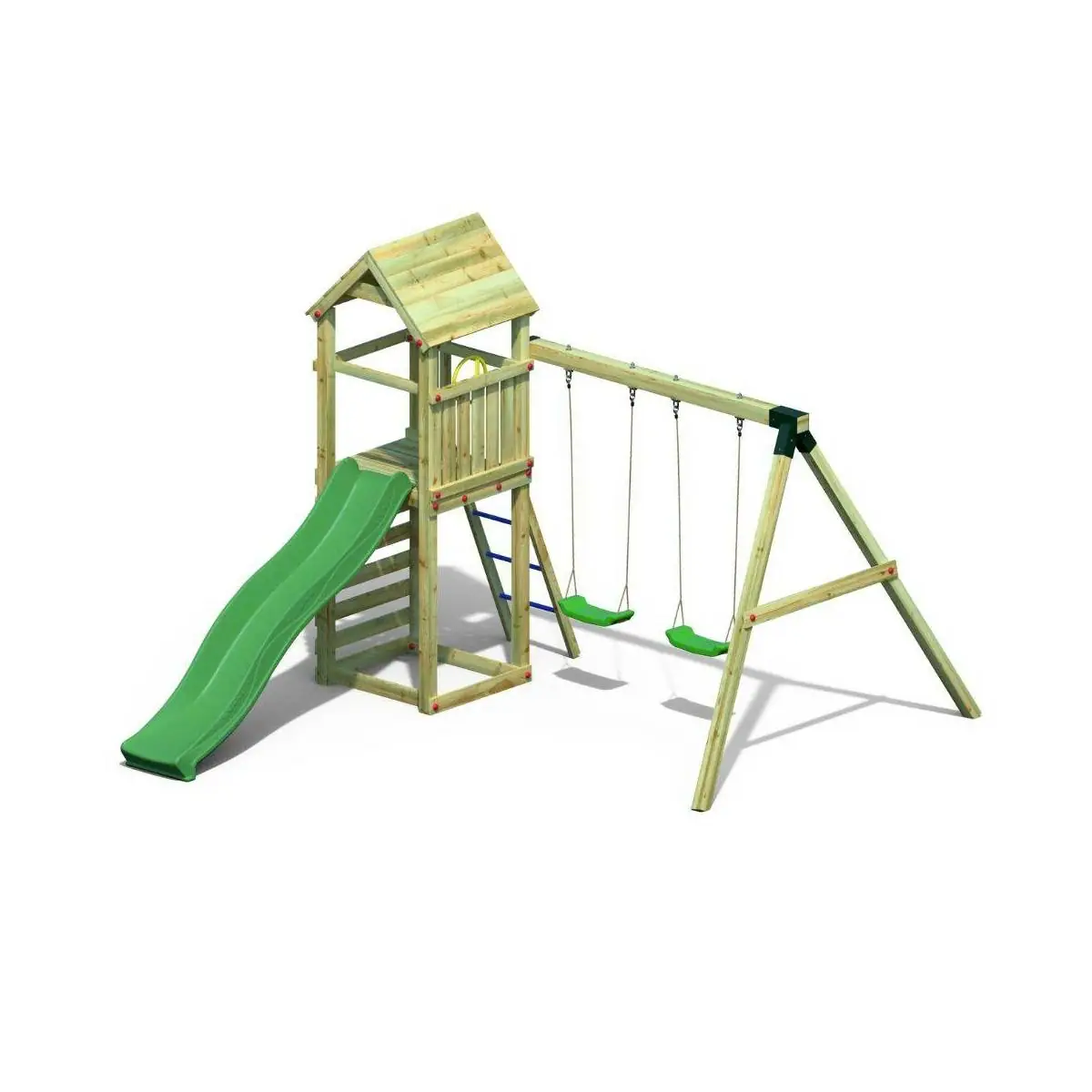 Giochi da giardino - Fungoo Gaia T2S Parco giochi in legno da giardino